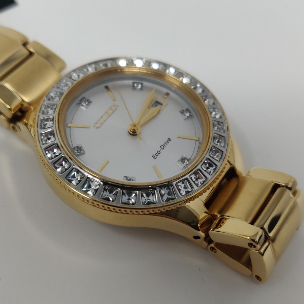 Citizen Silhouette Crystal Eco- Drive Watch - Gem